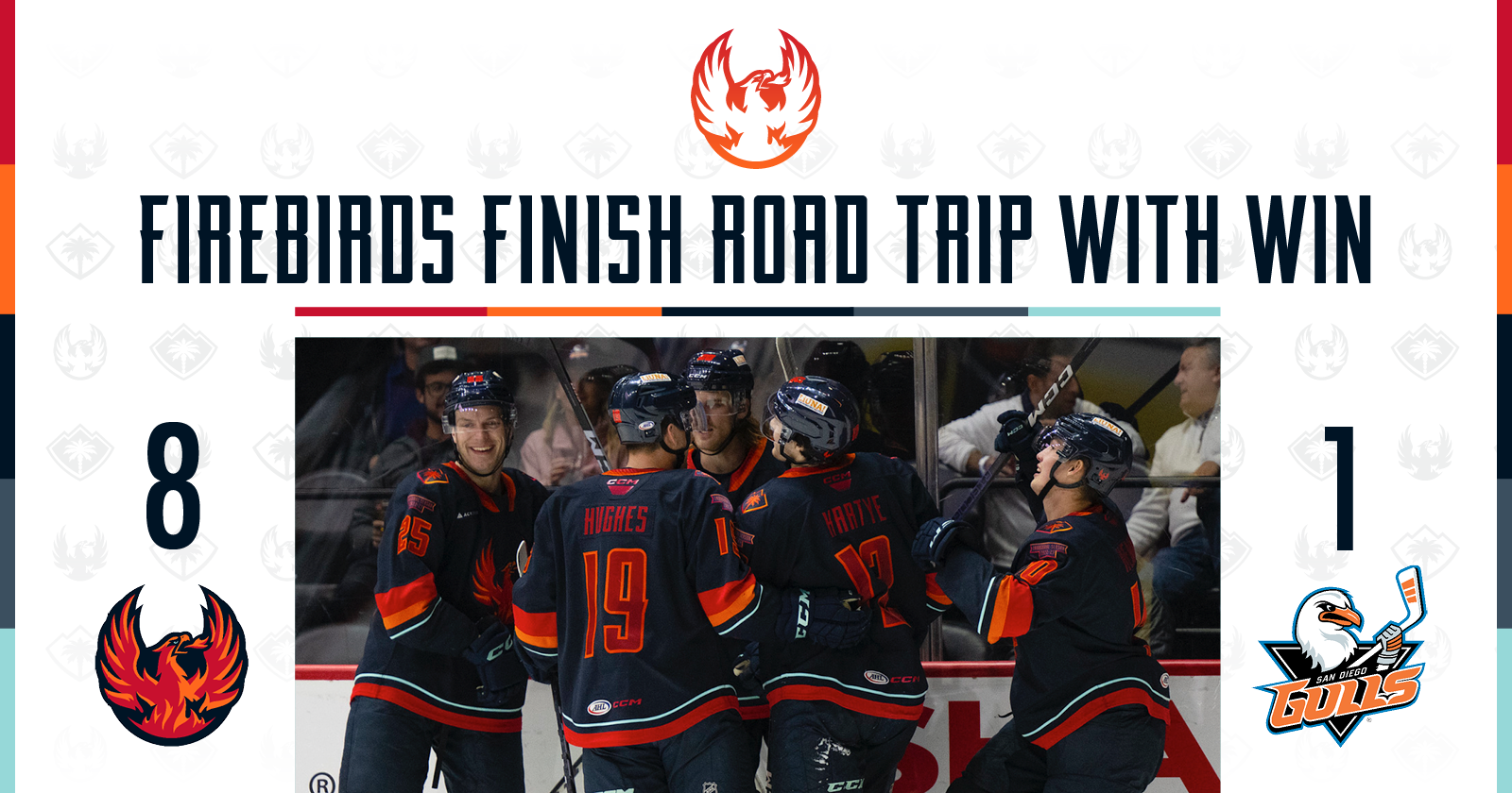 FIREBIRDS FINISH ROAD TRIP WITH LOPSIDED WIN OVER GULLS - Coachella ...