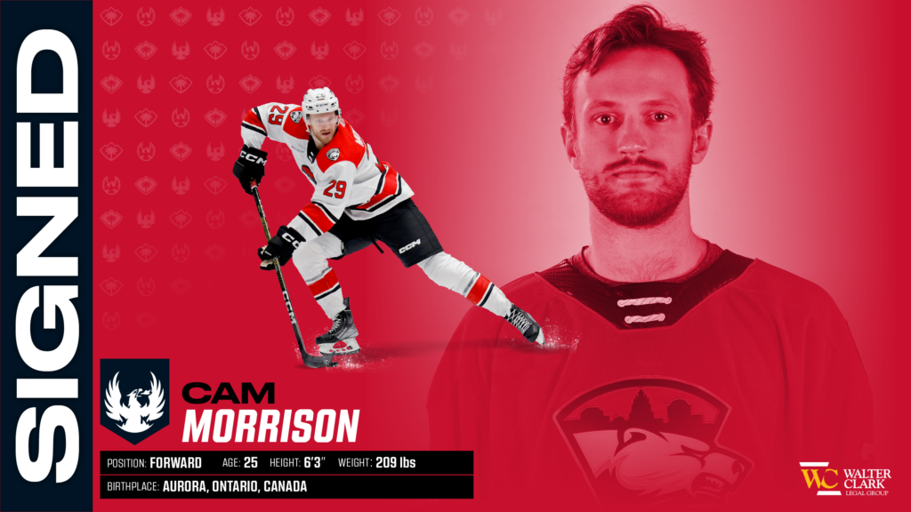 FIREBIRDS ADD FORWARD CAM MORRISON - Coachella Valley Firebirds