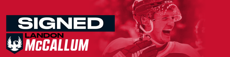 FIREBIRDS ADD ROOKIE FORWARD LANDON McCALLUM - Coachella Valley Firebirds